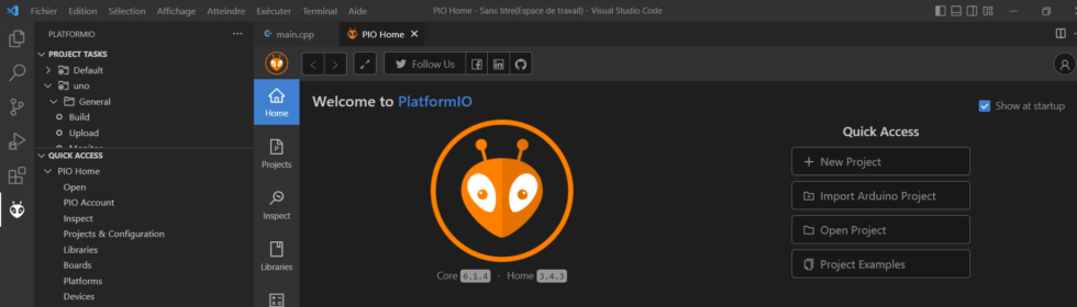 Install PlatformIO IDE on Visual Studio Code • AranaCorp Install PlatformIO IDE on Visual Studio Code • AranaCorp