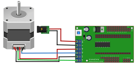 Using AC MotorShield ESP32 • AranaCorp