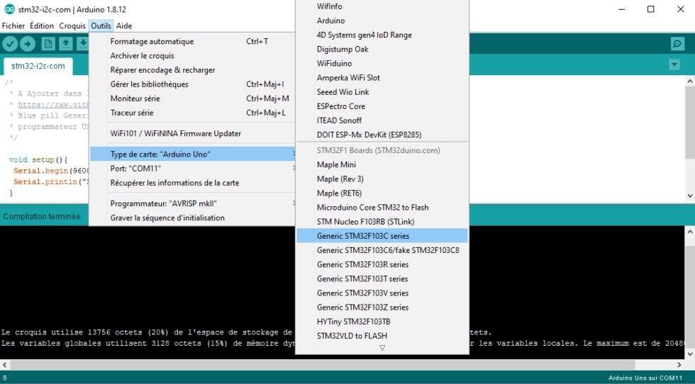 Programmer Un Stm32 Avec Arduino Ide • Aranacorp