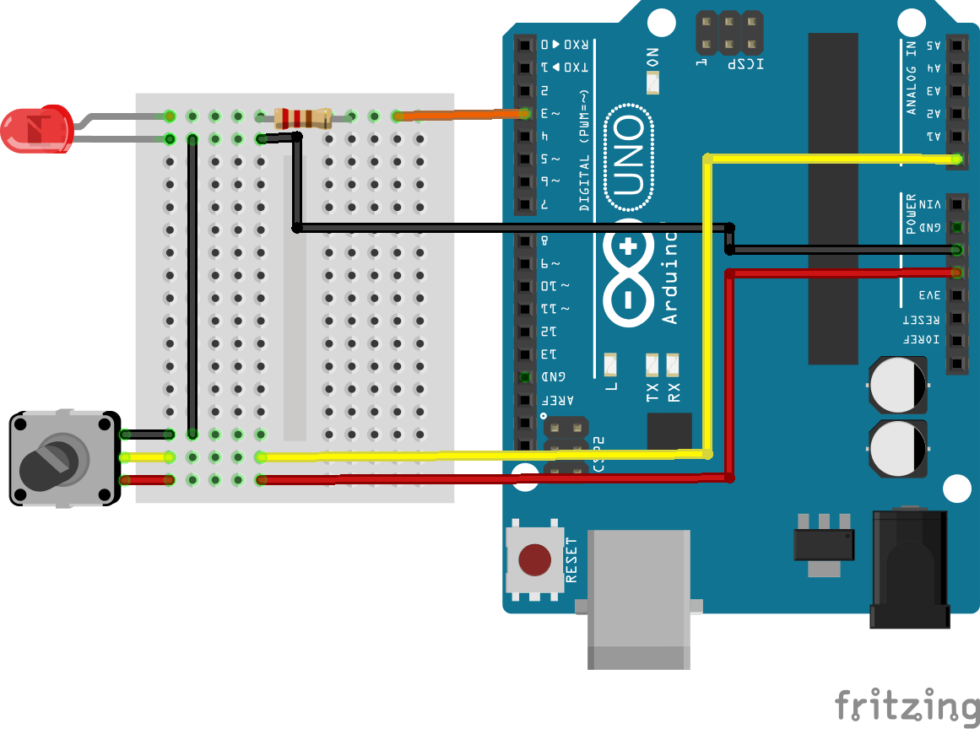 Usar um potenciômetro com o Arduino • AranaCorp