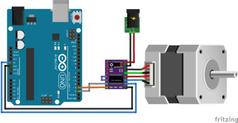 Using a DRV8825 stepper motor controller • AranaCorp