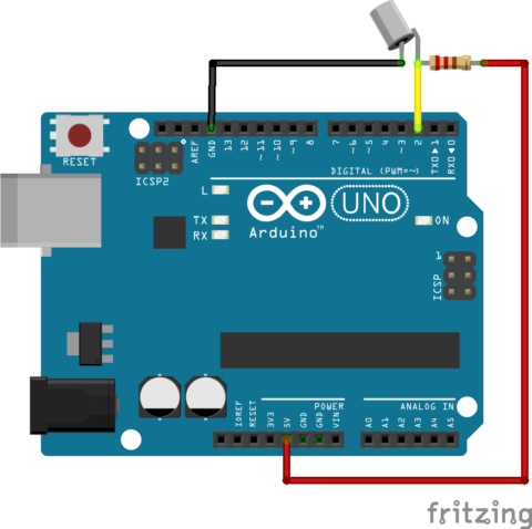 Utilisation d'un interrupteur Tilt avec Arduino • AranaCorp