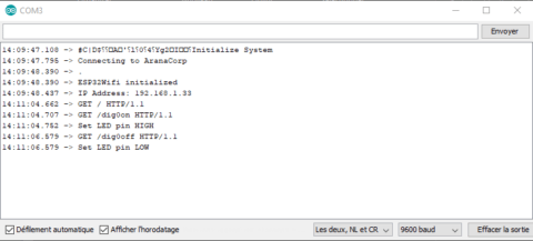 Créez une interface Web pour piloter votre NodeMCU ESP32 • AranaCorp