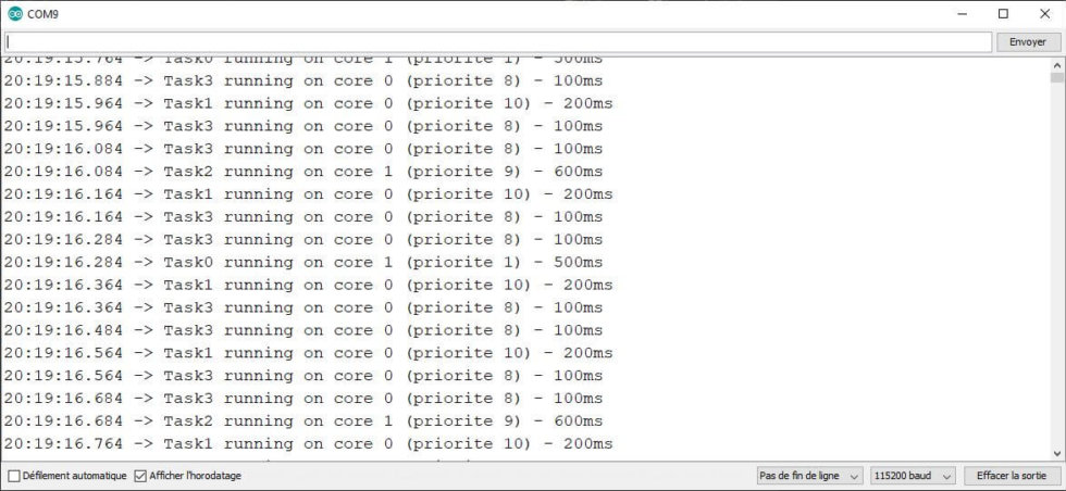 Multitasking program with ESP32 and FreeRTOS • AranaCorp