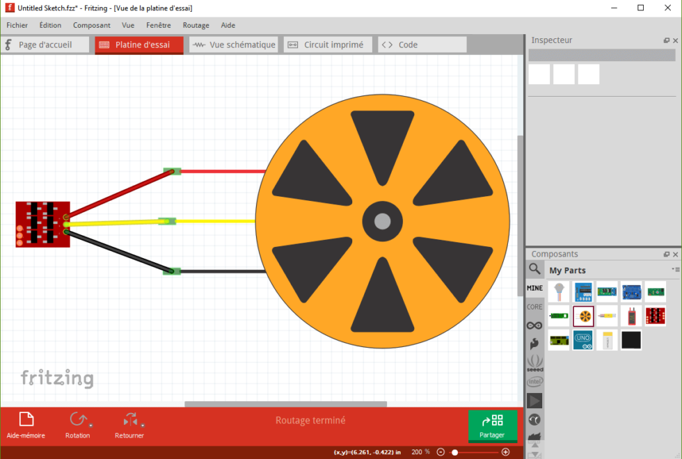 Create a component in Fritzing • AranaCorp