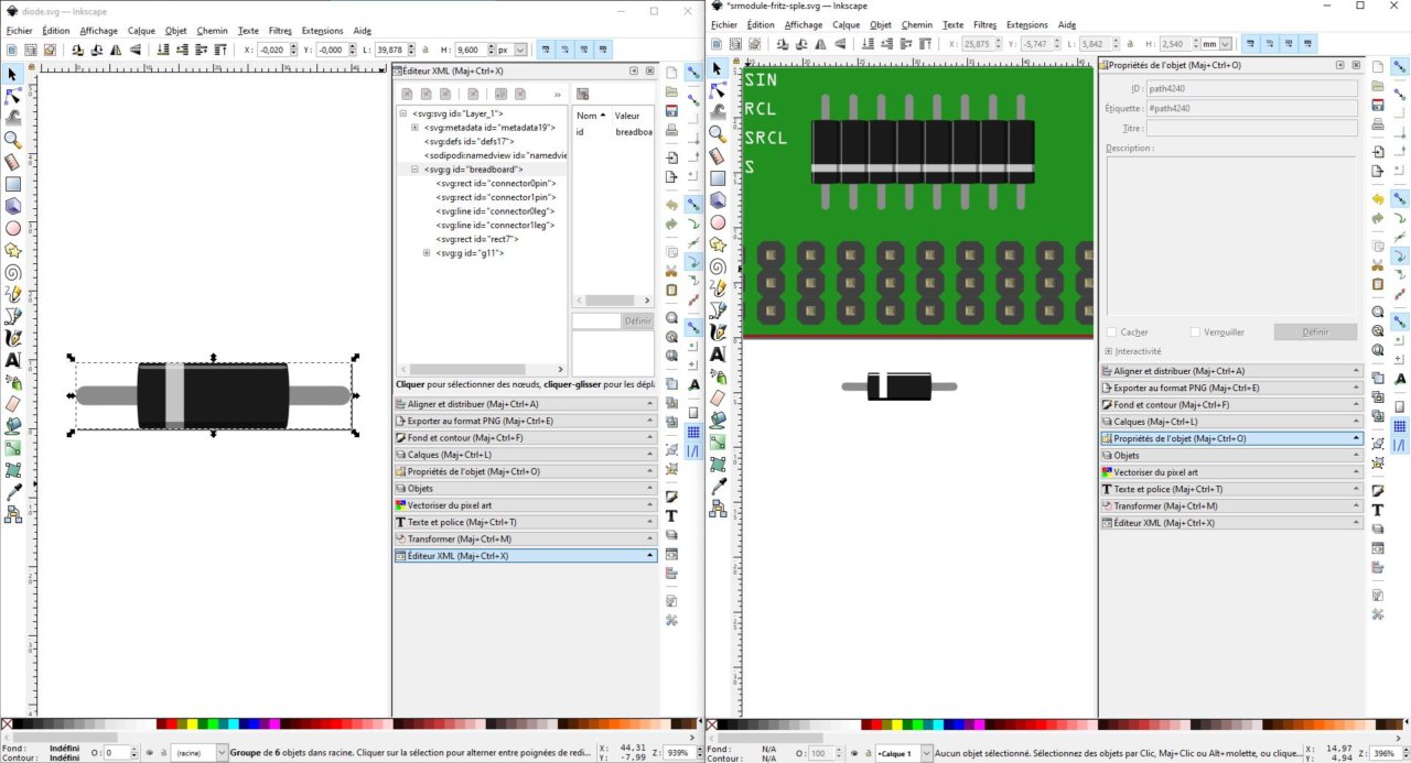 Creating (more beautiful) components in Fritzing • AranaCorp