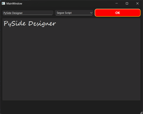 Créer un interface graphique avec Pyside Designer • AranaCorp
