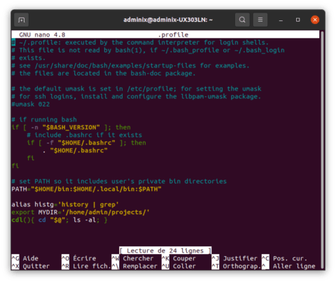 Iniciar um ficheiro de perfil quando o Linux arranca • AranaCorp