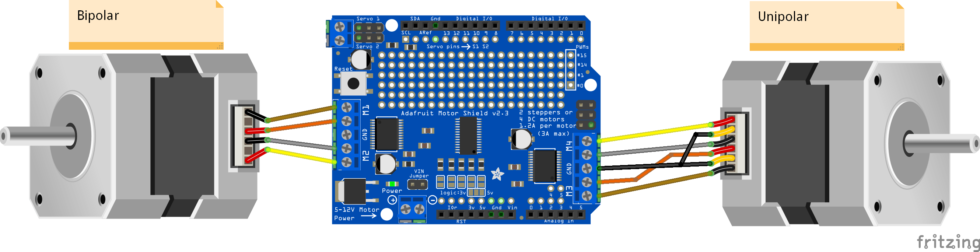 Controlar vários motores com o Motor Shield V1 • AranaCorp