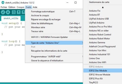 Programmer un NodeMCU ESP32 avec l'IDE Arduino • AranaCorp