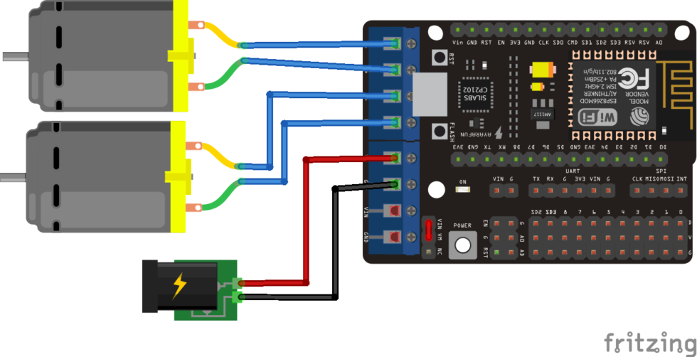 Using the ESP12E Motor Shield • AranaCorp