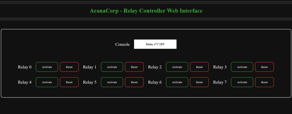 Control 8 Relays Using Esp32 And A Web Interface • Aranacorp