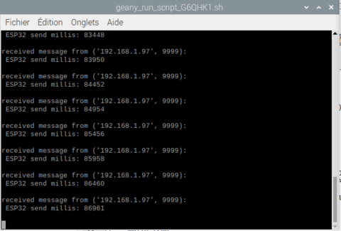 UDP communication between Raspberry Pi and ESP32 • AranaCorp