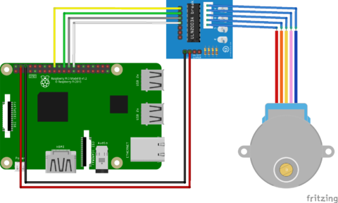 Control a stepper with RaspberryPi • AranaCorp
