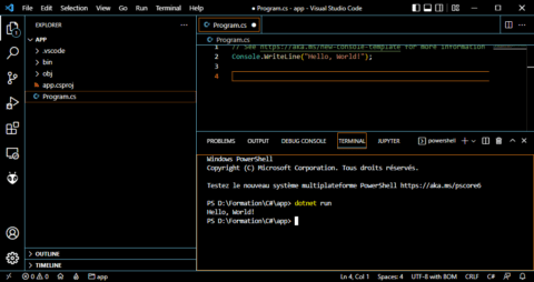 Apprendre à coder en C# avec Visual Studio Code • AranaCorp