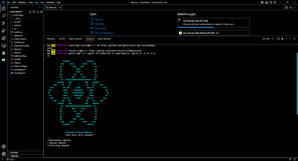 Creating An Application With React Native And Vscode • Aranacorp