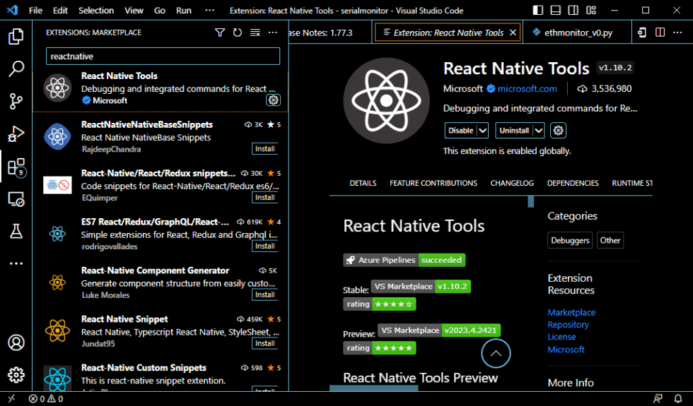 Créer une application avec React Native et VSCode • AranaCorp Créer une application avec React Native et VSCode • AranaCorp