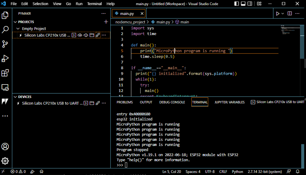 Programmer Un Esp32esp8266 Avec Micropython Et Vs Code • Aranacorp
